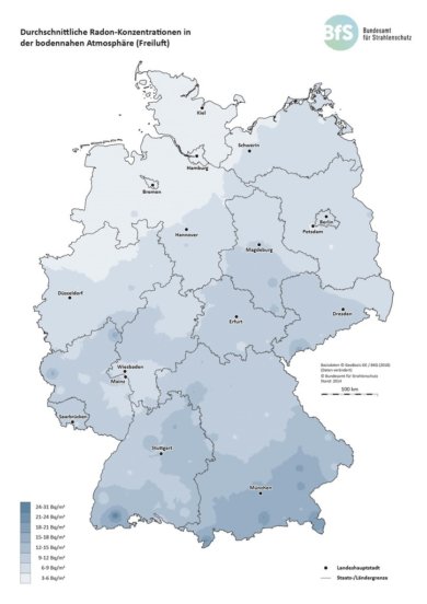 Radioaktives Radon: Strahlung in Gebäuden minimieren